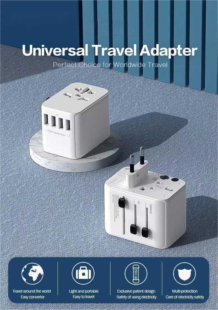 Universal Travel charger electrical multi socket all in one AC Power ...